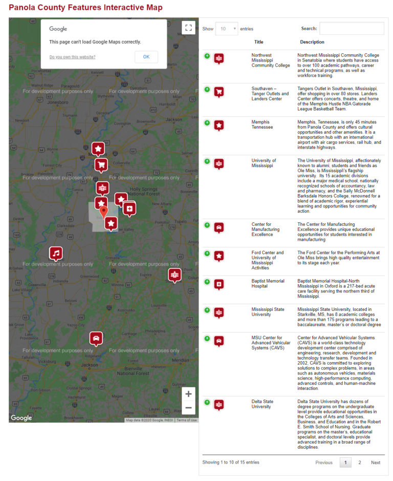 Maps - Panola Partnership