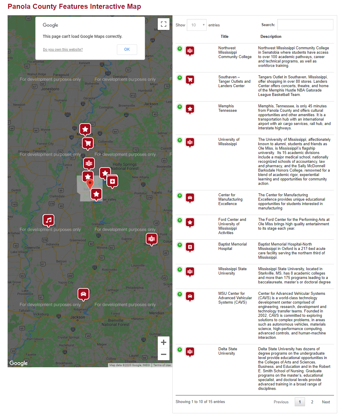 Maps - Panola Partnership